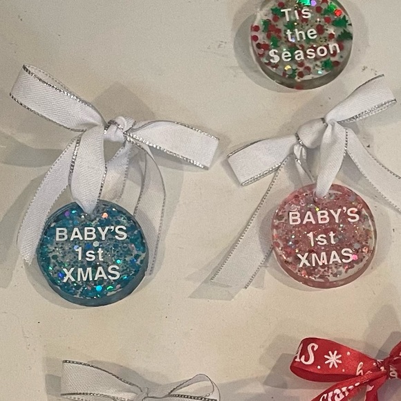 Hand Crafted | Holiday | Custom Resin Ornaments | Poshmark